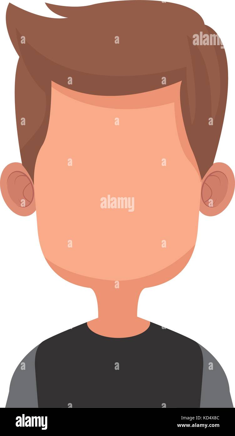 Boy faceless cartoon Stock Vector Image & Art - Alamy