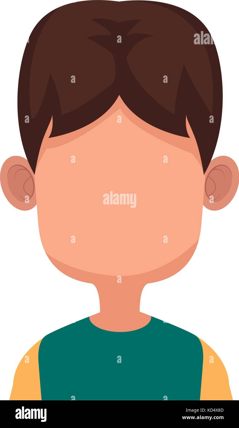 Boy faceless cartoon Stock Vector Image & Art - Alamy