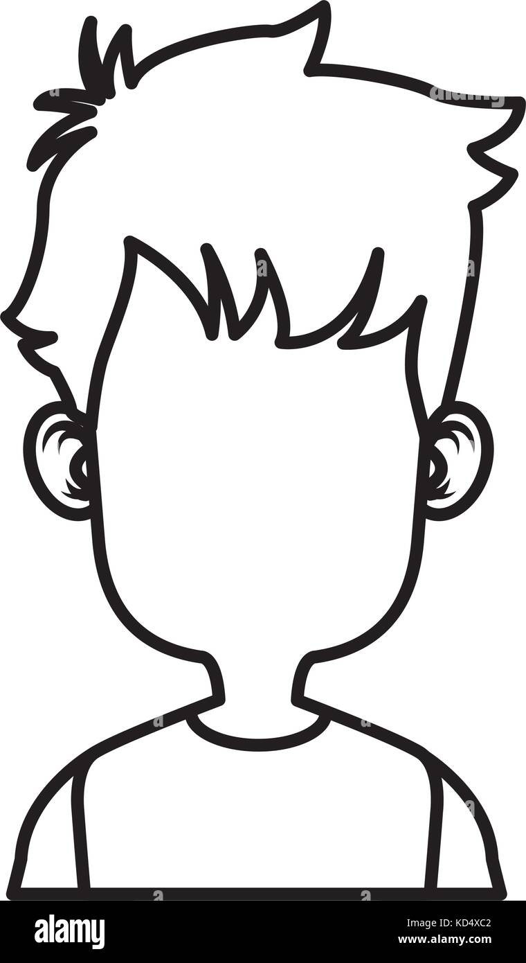Boy faceless cartoon Stock Vector Image & Art - Alamy