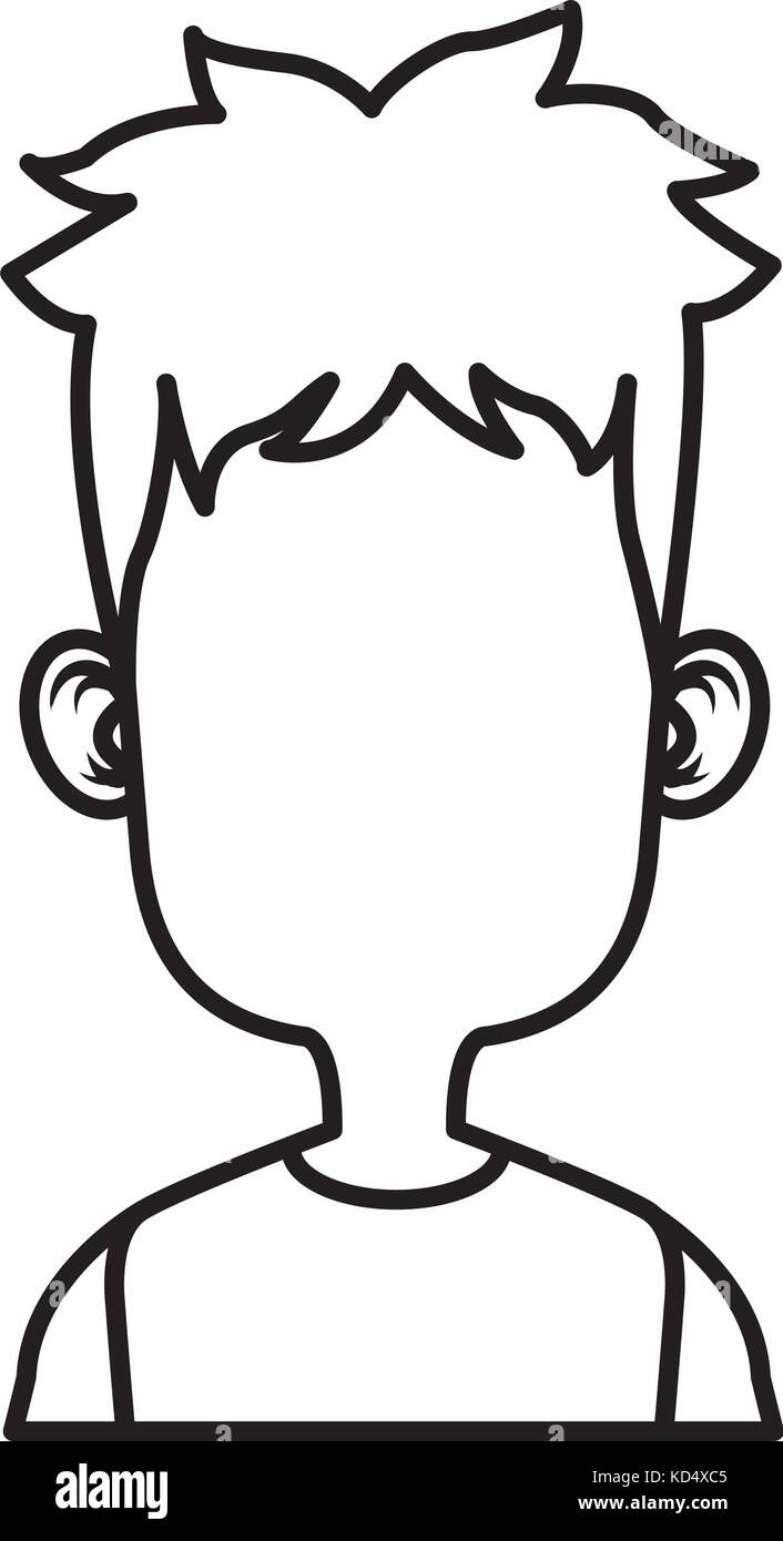 Boy faceless cartoon Stock Vector Image & Art - Alamy