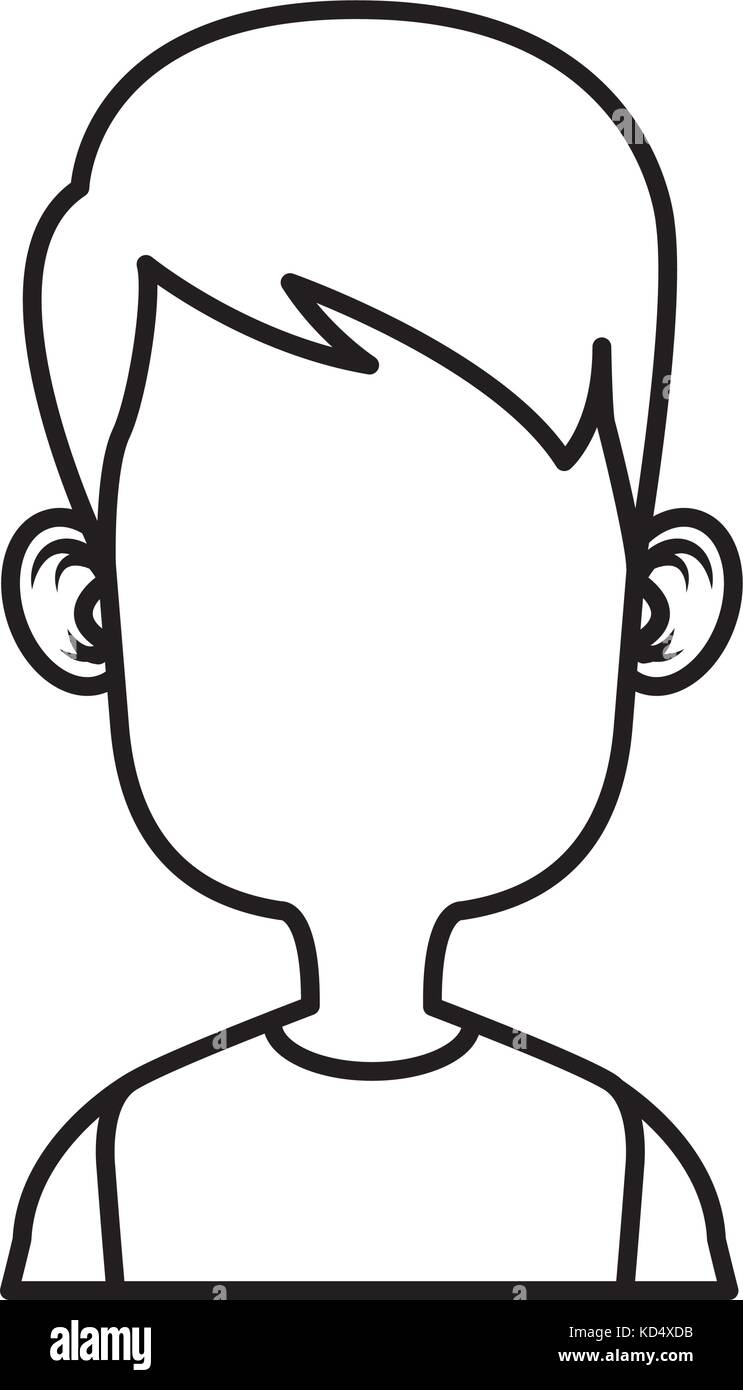 Boy faceless cartoon Stock Vector Image & Art - Alamy