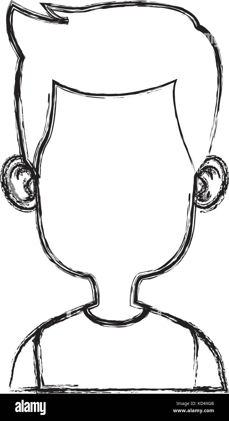 Boy faceless cartoon Stock Vector Image & Art - Alamy