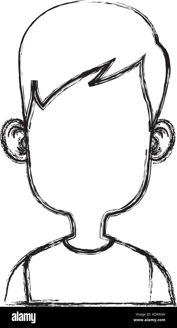 Boy faceless cartoon Stock Vector Image & Art - Alamy