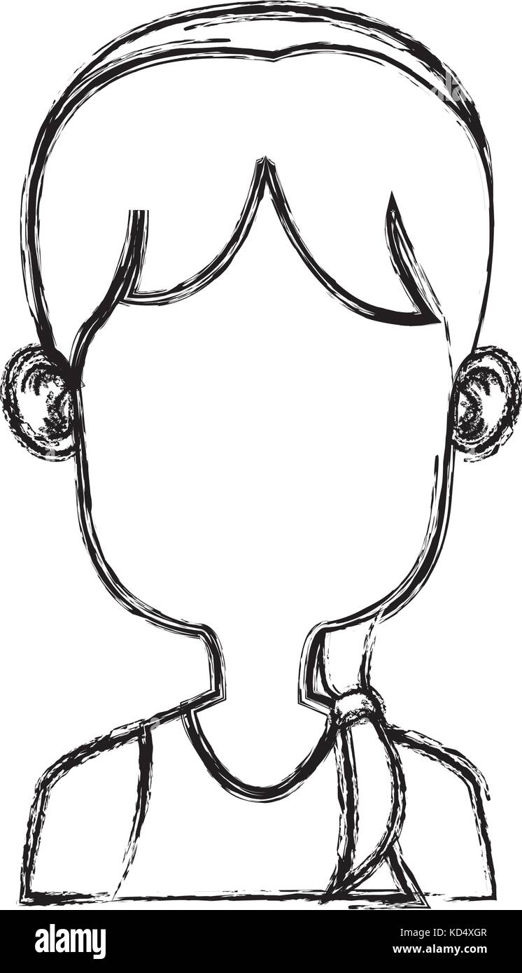 Girl faceless cartoon Stock Vector Image & Art - Alamy