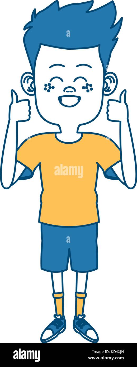 Cute and funny boy cartoon Stock Vector Image & Art - Alamy