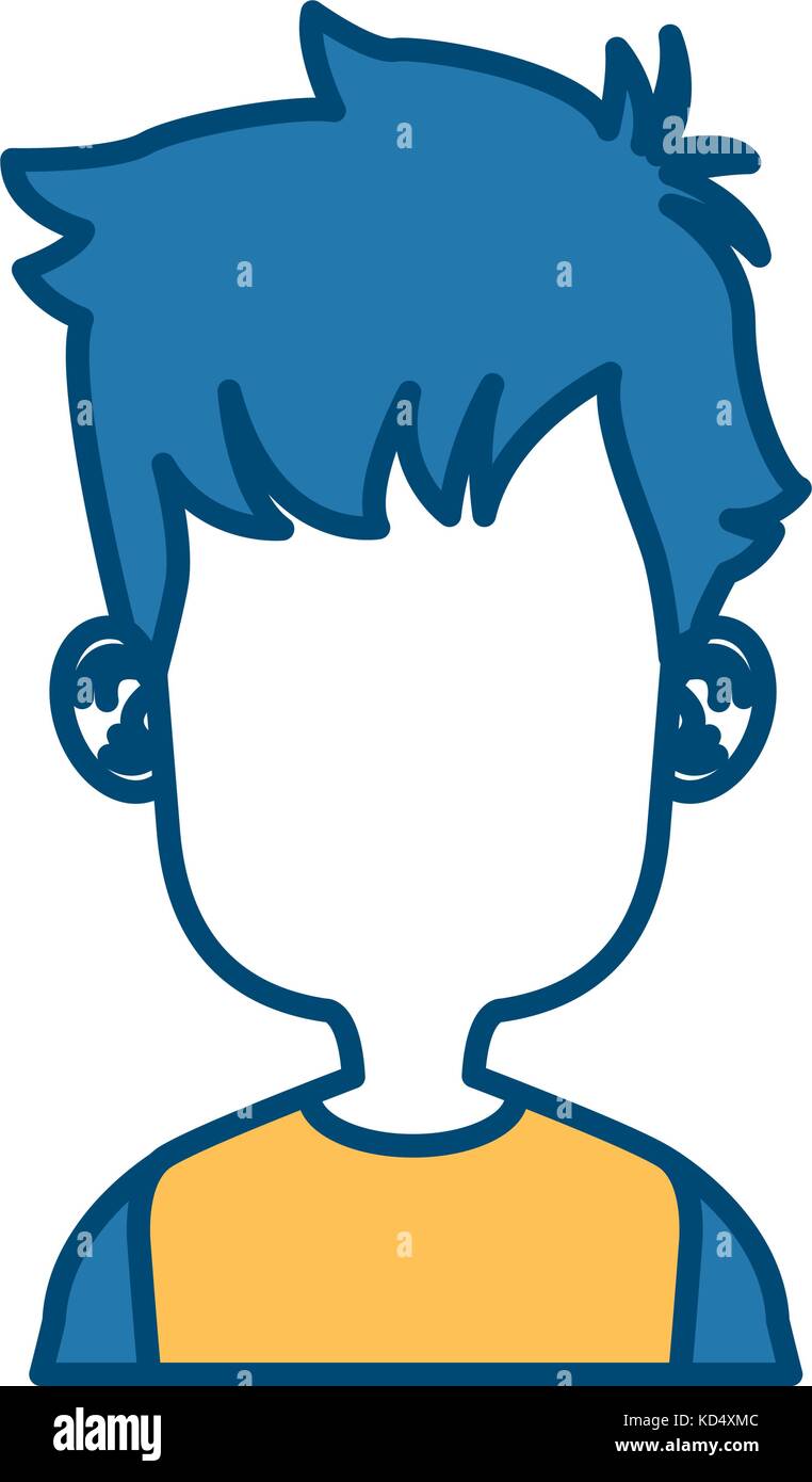 Boy faceless cartoon Stock Vector Image & Art - Alamy