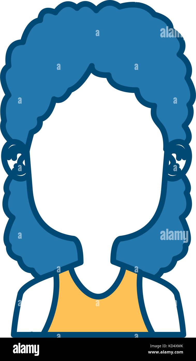Girl faceless cartoon Stock Vector Image & Art - Alamy