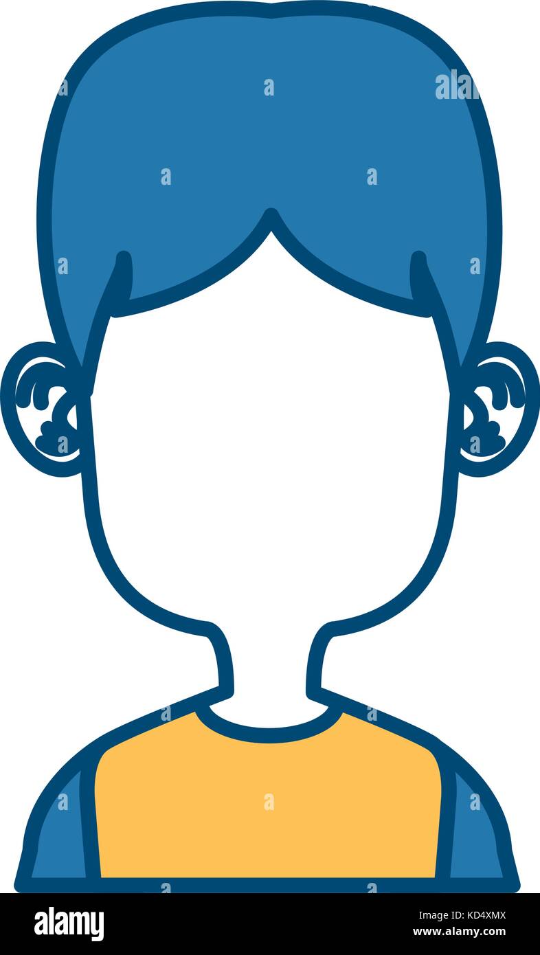 Boy faceless cartoon Stock Vector Image & Art - Alamy