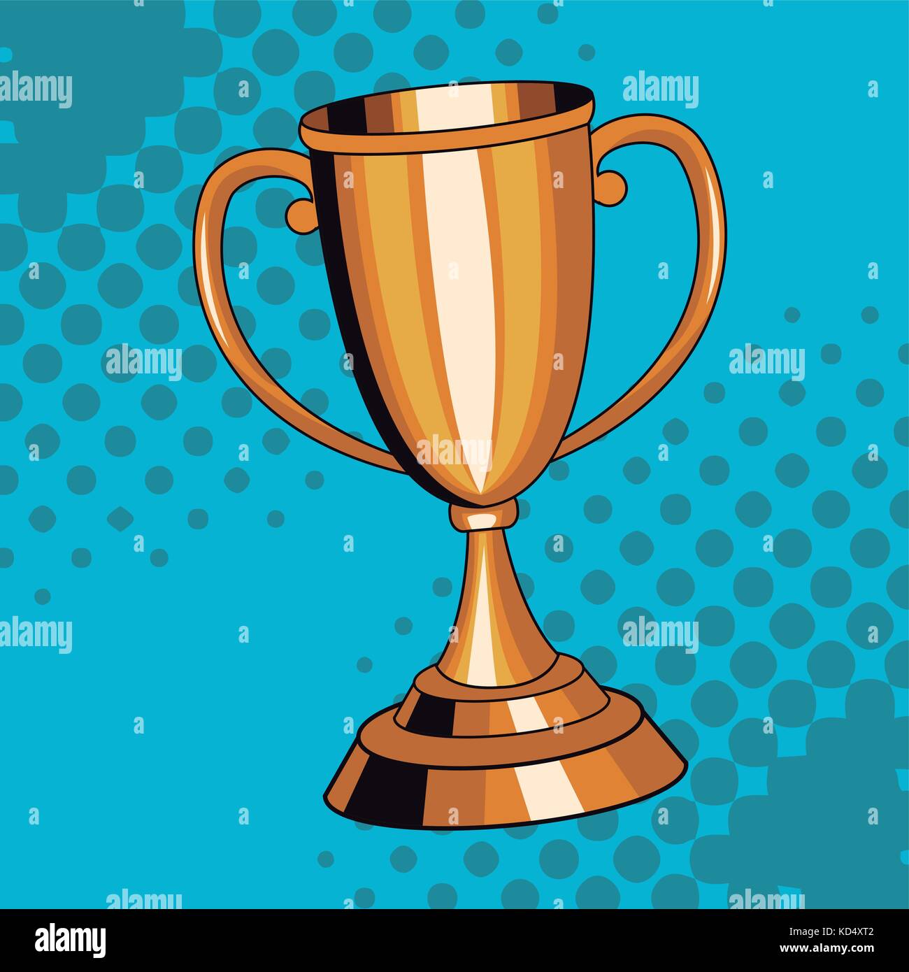 Trophy cup pop art cartoon Stock Vector Image & Art - Alamy