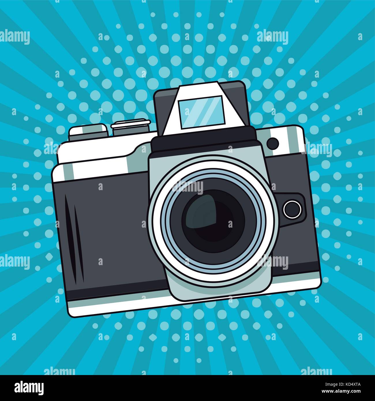 Vintage camera pop art cartoon Stock Vector Image & Art - Alamy