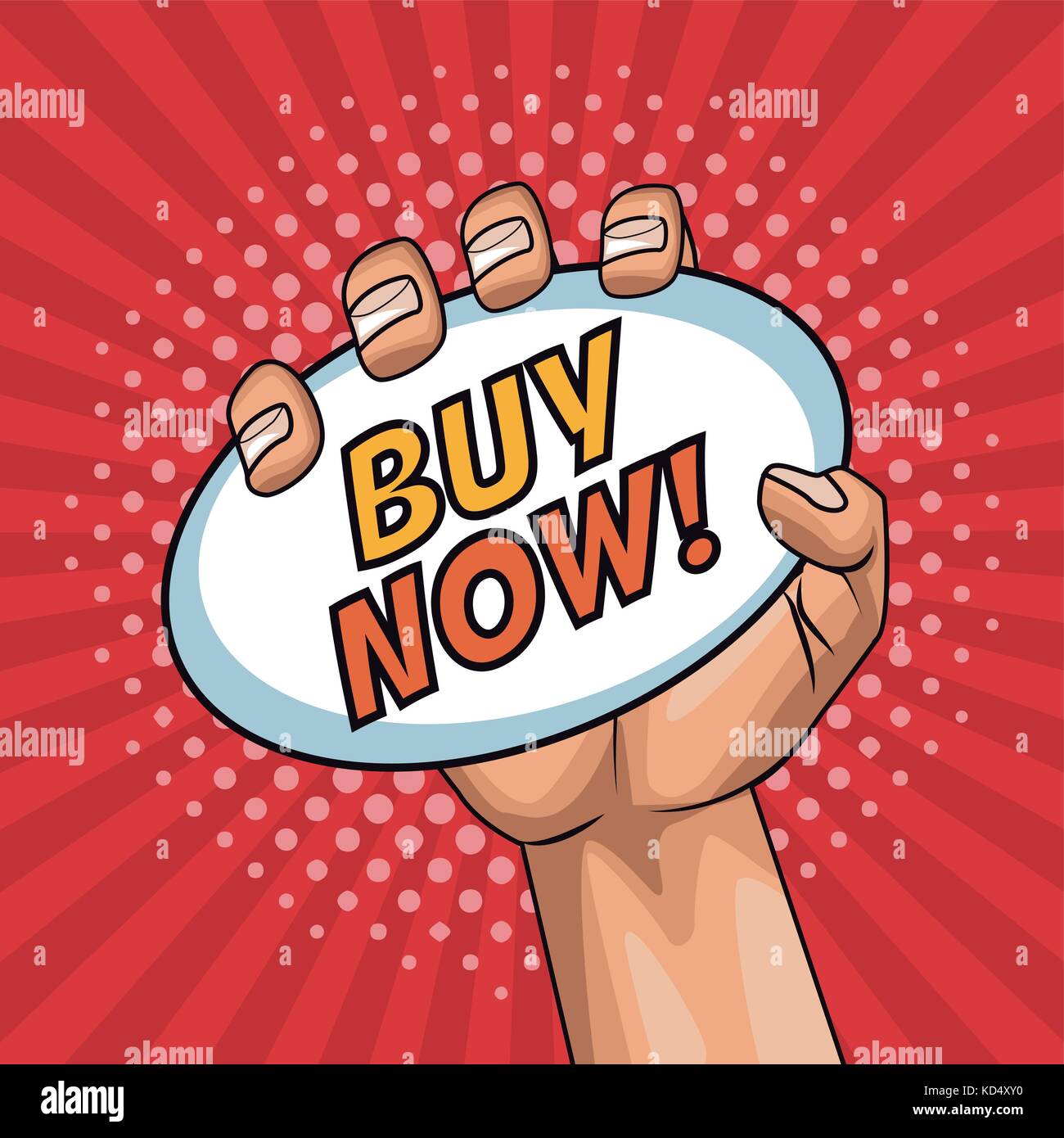 Buy now pop art cartoon Stock Vector Image & Art - Alamy