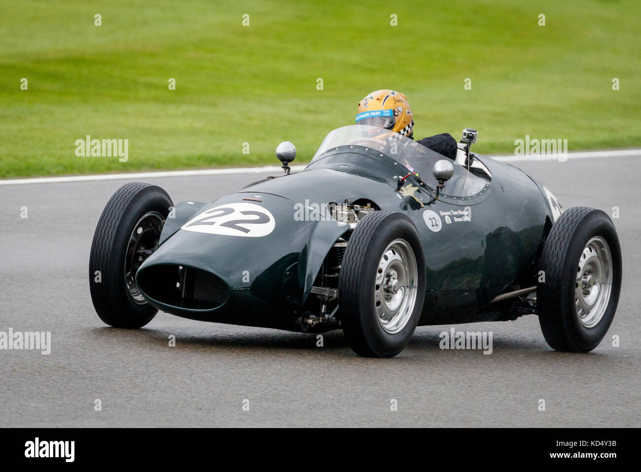 1955 Connaught B-Type with driver Simon Diffey during the Richmond ...