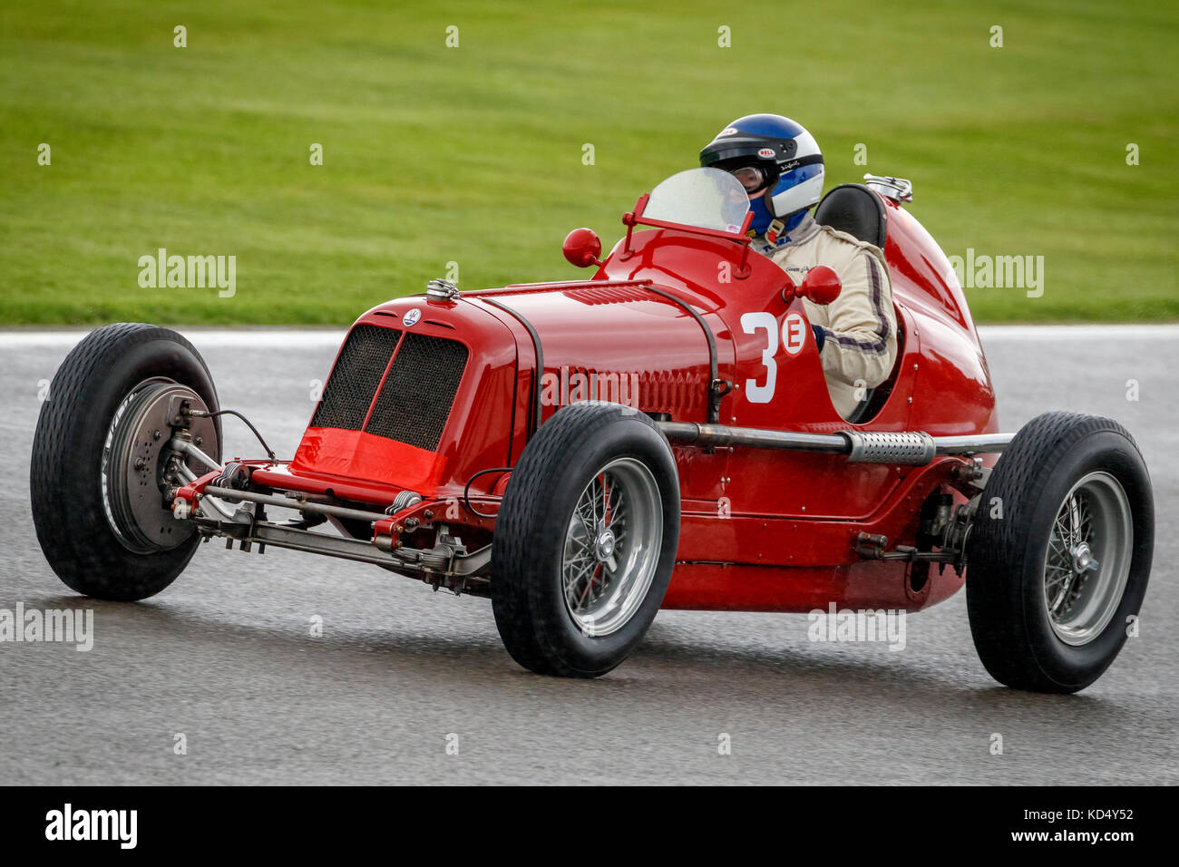 1935 Maserati 4CM GP racer with driver Simon Edwards during the ...