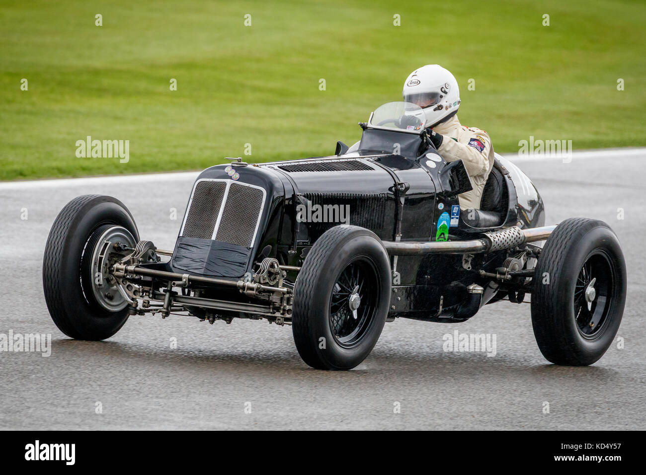 1935 ERA B-Type R1B with driver Michael Gans during the Goodwood Trophy ...