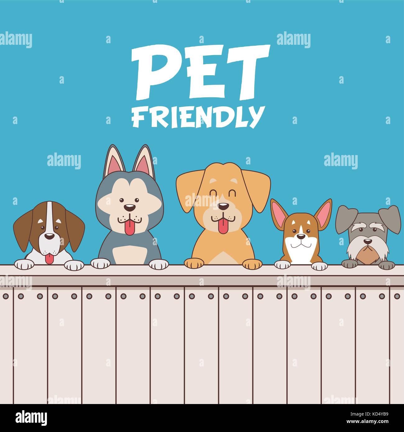 Pet friendly cartoon Stock Vector Image & Art - Alamy