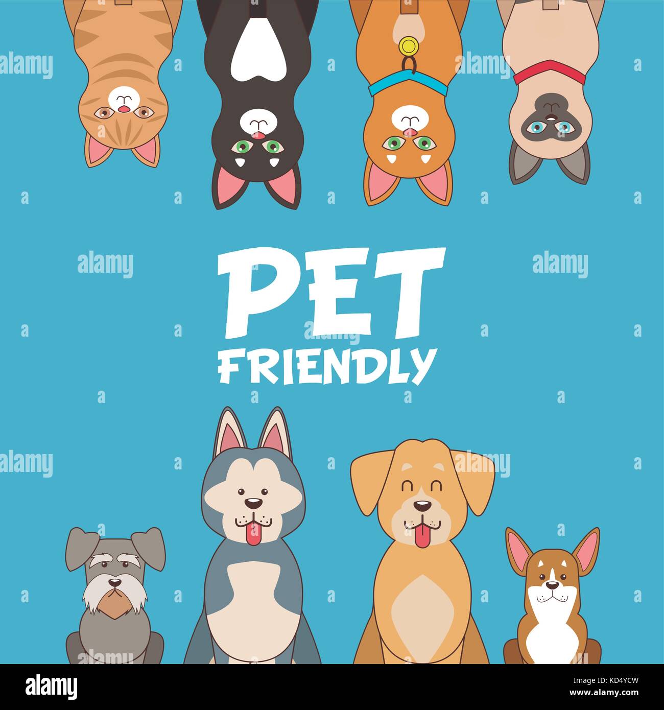 Friendly feline Stock Vector Images - Alamy