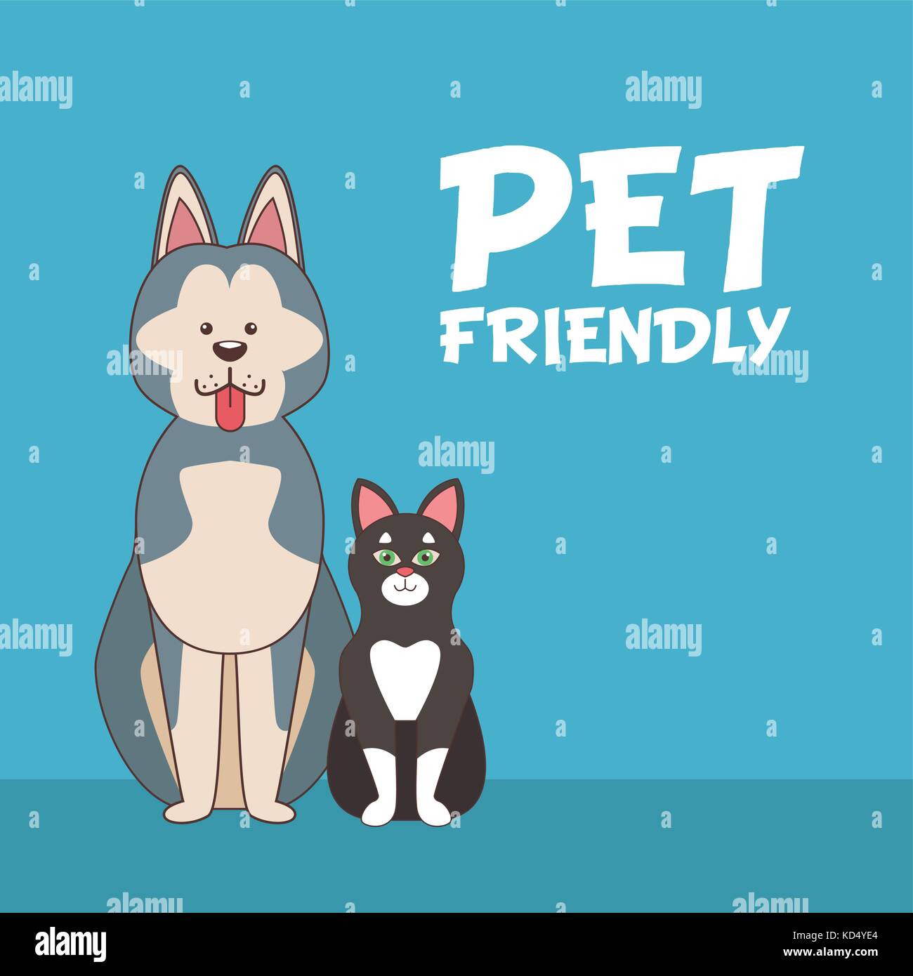 Pet friendly cartoon Stock Vector Image & Art - Alamy
