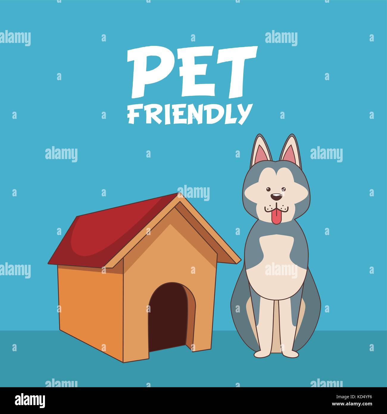 Pet friendly cartoon Stock Vector Image & Art - Alamy