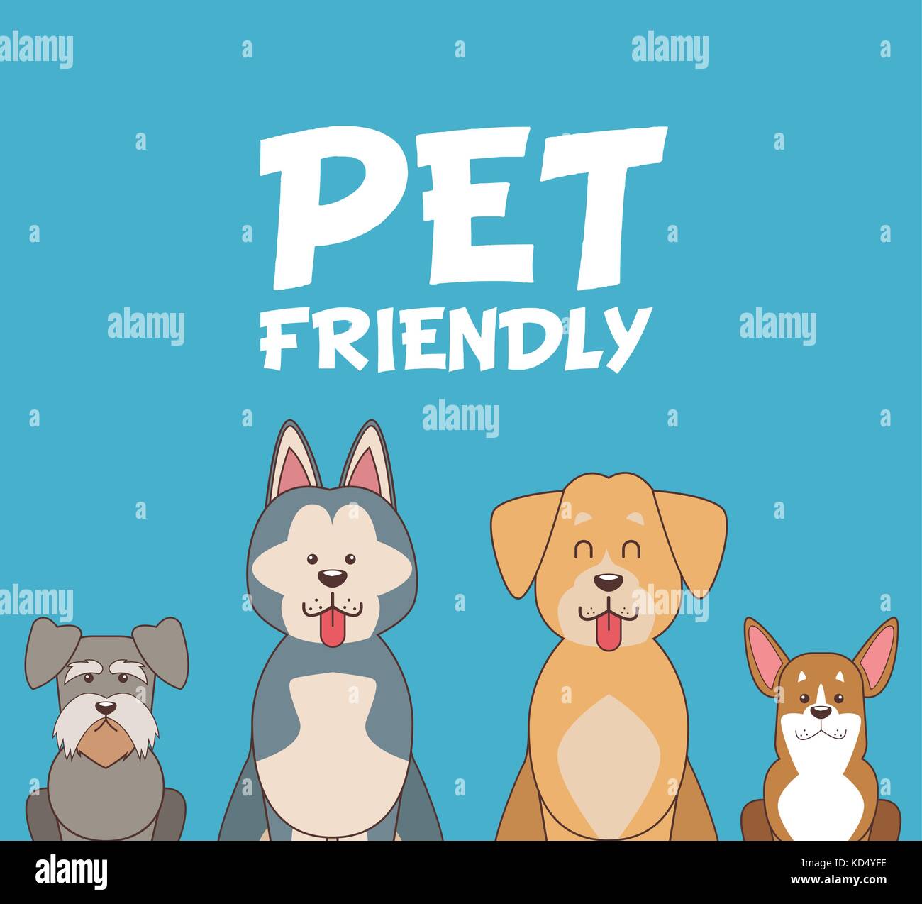 Pet friendly cartoon Stock Vector Image & Art - Alamy