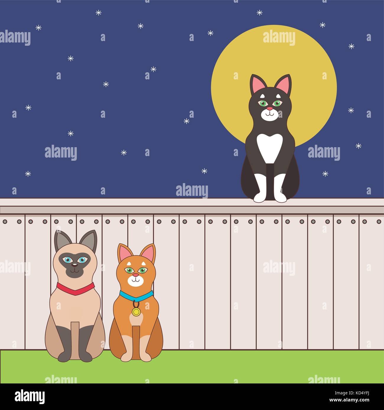 Cute pets cartoon Stock Vector Image & Art - Alamy