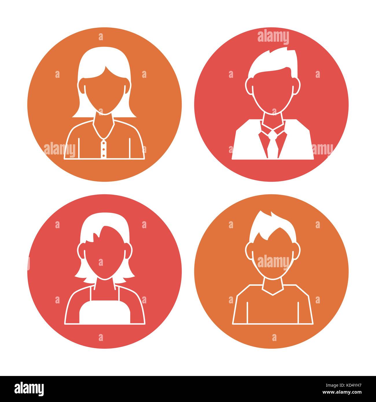 People avatar icons Stock Vector Image & Art - Alamy