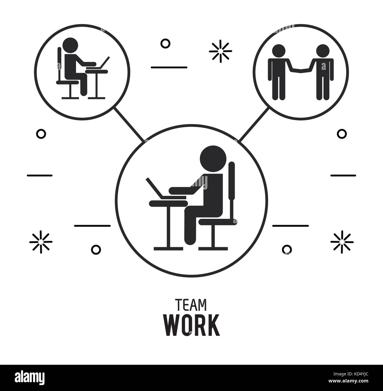 Teamwork icons design Stock Vector Image & Art - Alamy