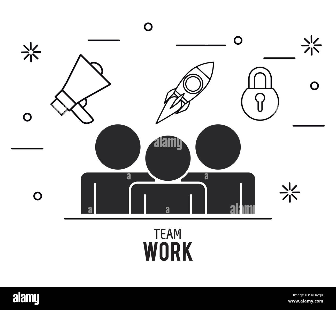 Teamwork icons design Stock Vector Image & Art - Alamy