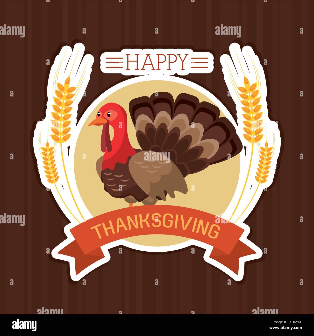 Happy thanksgiving card Stock Vector Image & Art - Alamy