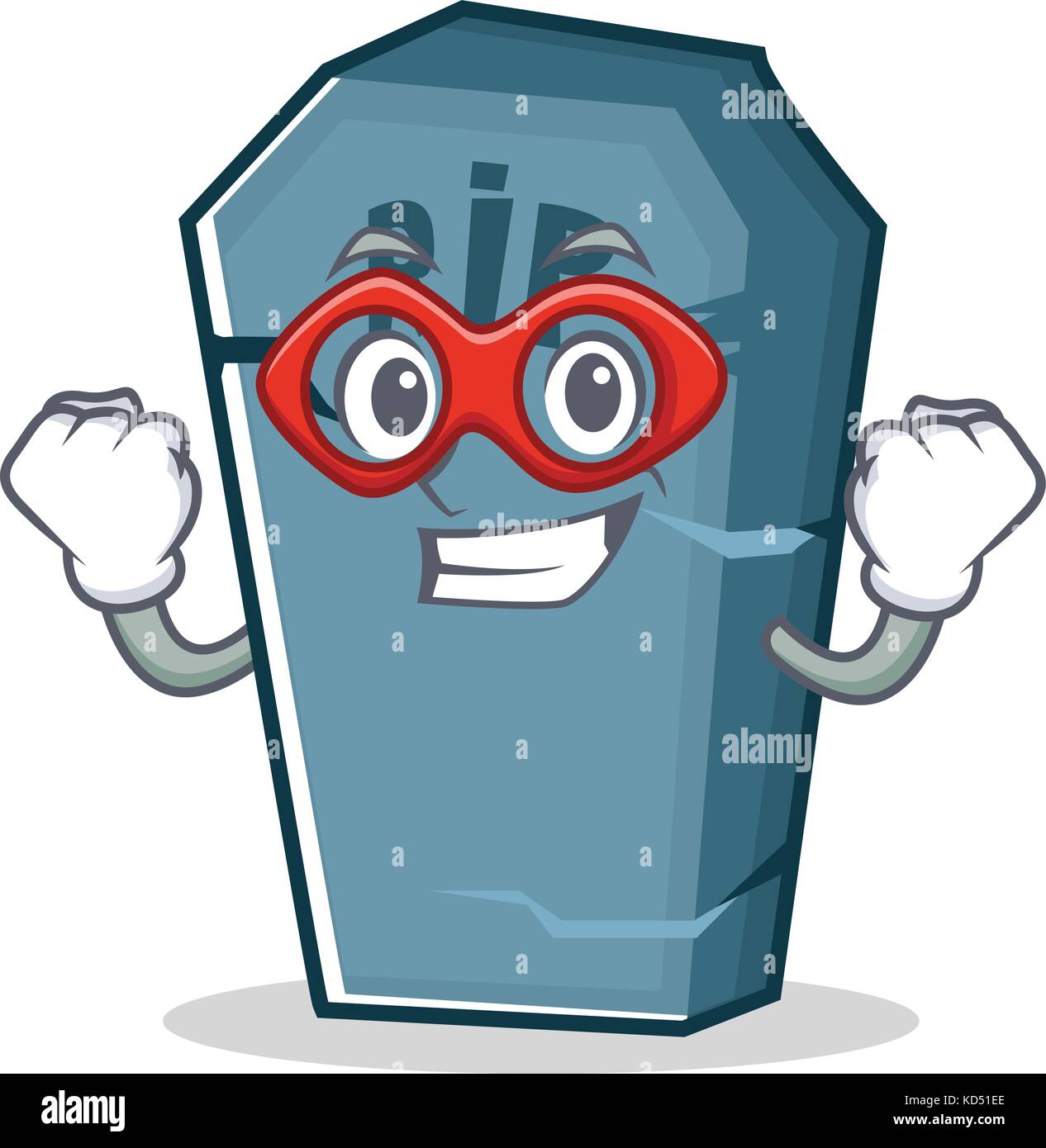 Super hero tombstone character cartoon object Stock Vector Image & Art ...