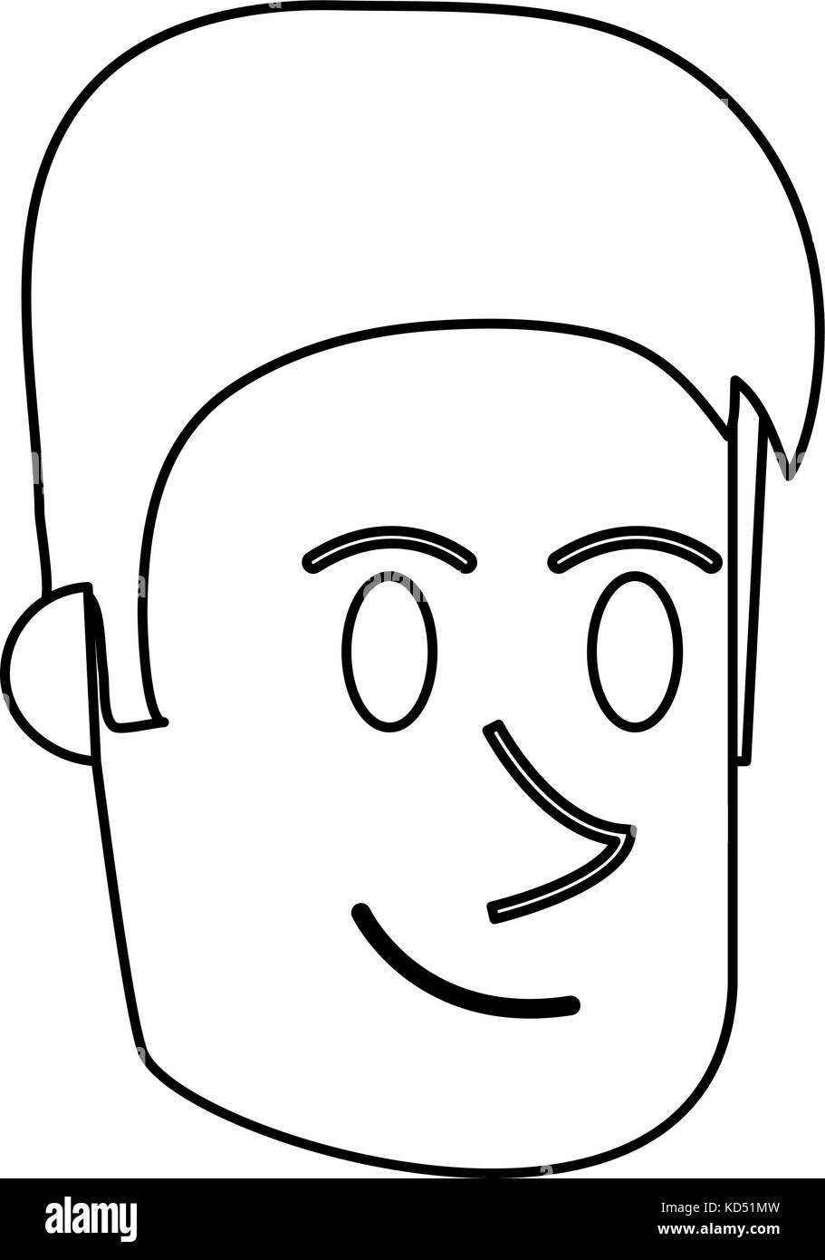 happy man face icon image Stock Vector Image & Art - Alamy