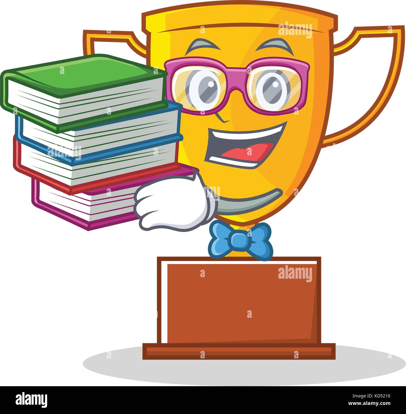Geek trophy character cartoon style Stock Vector Image & Art - Alamy