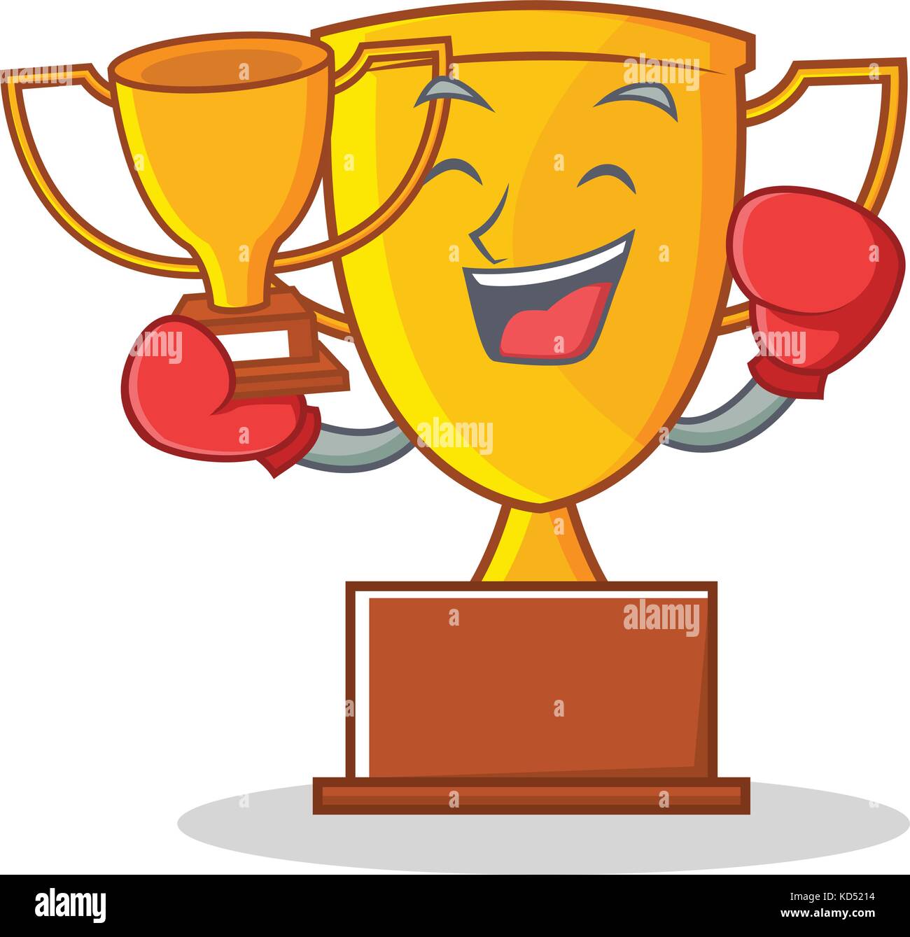 Boxing trophy character cartoon style Stock Vector Image & Art - Alamy