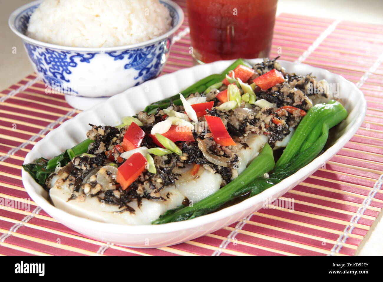 bean curd cuisine Stock Photo - Alamy