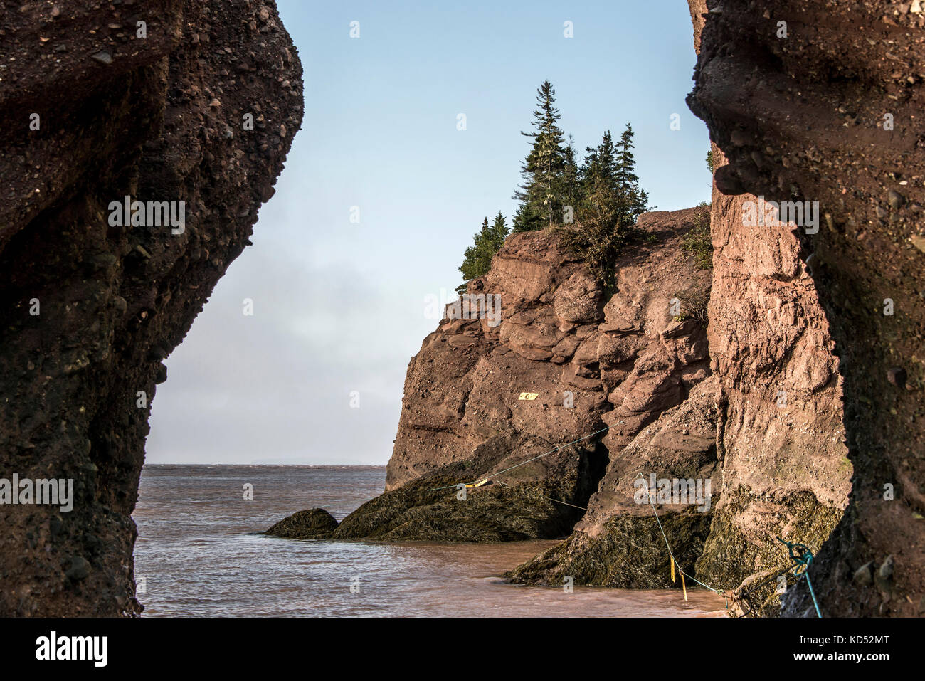 The famous Hopewell Rocks geologigal formations at low tide biggest ...