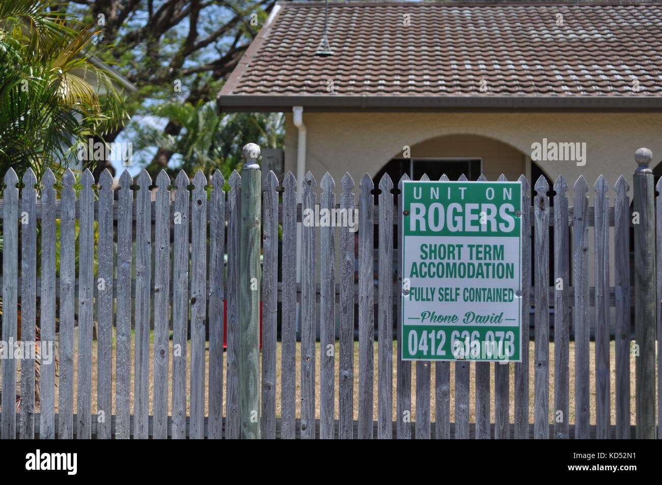 For rent signs, Townsville, Queensland, Australia, October 2017 Stock ...