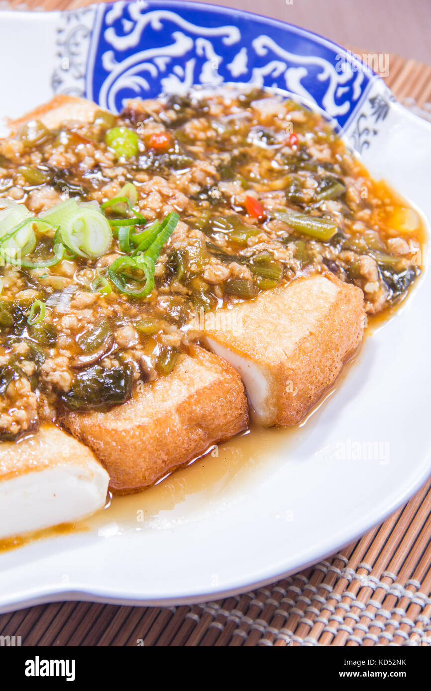 bean curd cuisine Stock Photo - Alamy