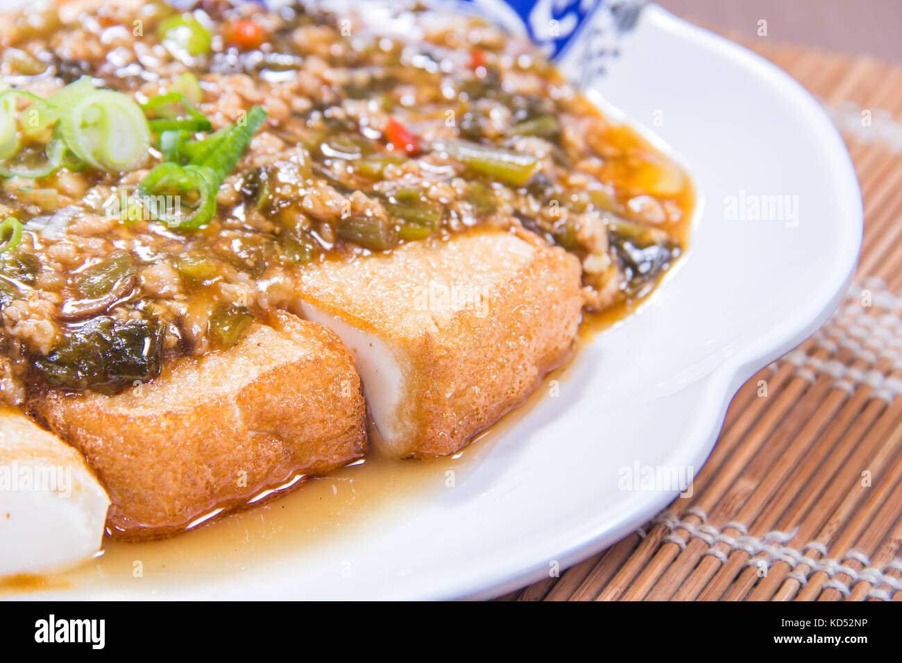 bean curd cuisine Stock Photo - Alamy