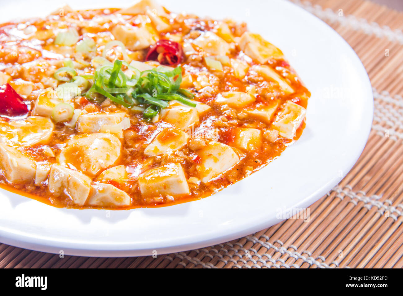 bean curd cuisine Stock Photo - Alamy