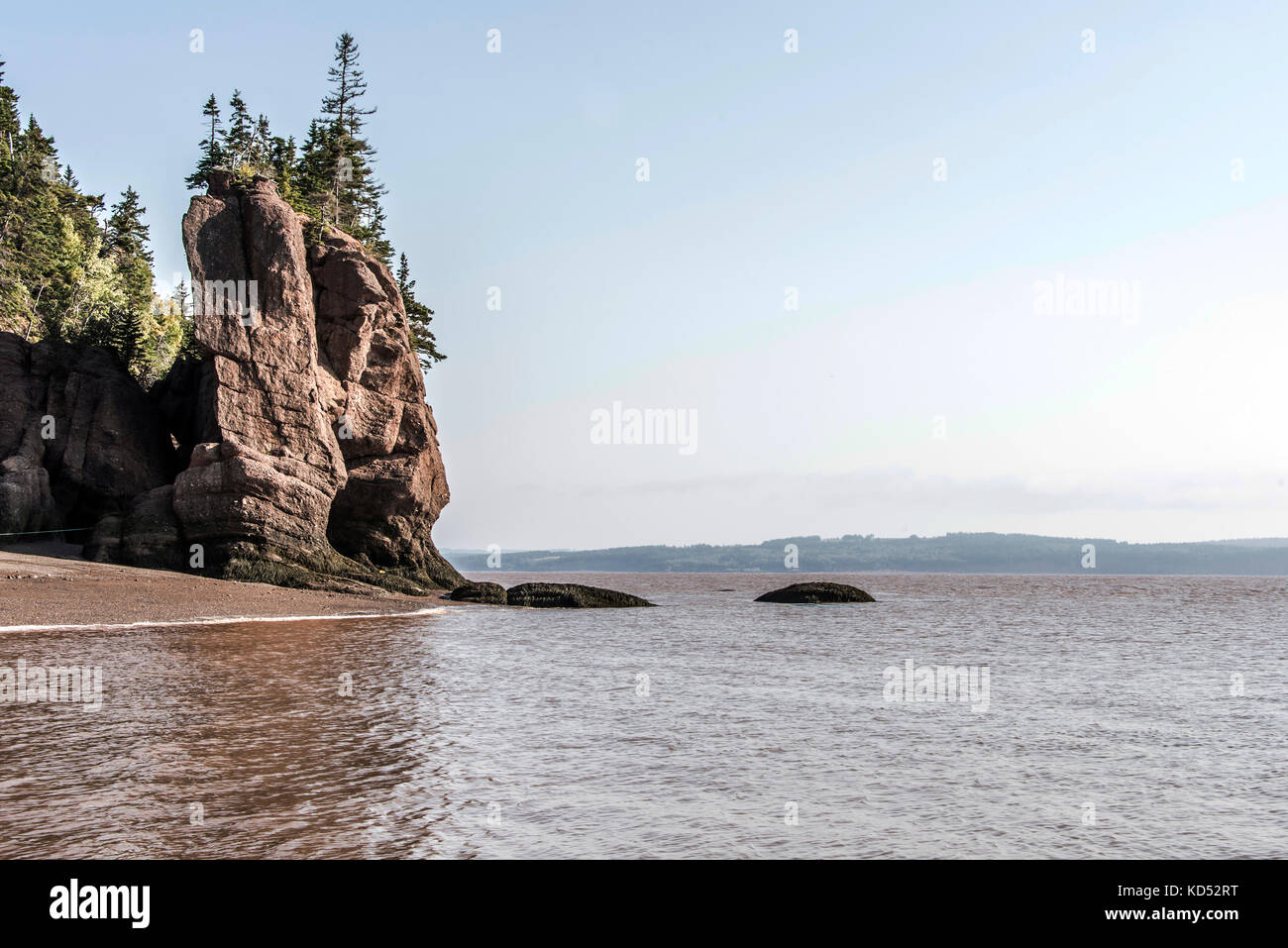 The famous Hopewell Rocks geologigal formations at low tide biggest ...