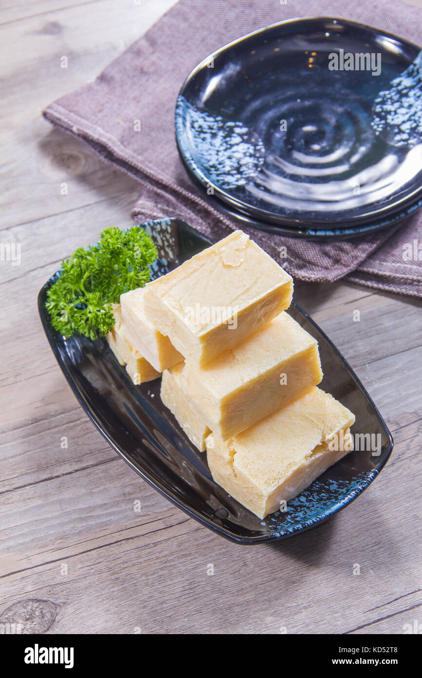 bean curd cuisine Stock Photo - Alamy