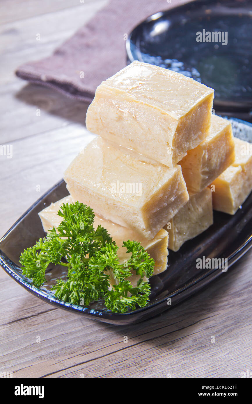 bean curd cuisine Stock Photo - Alamy
