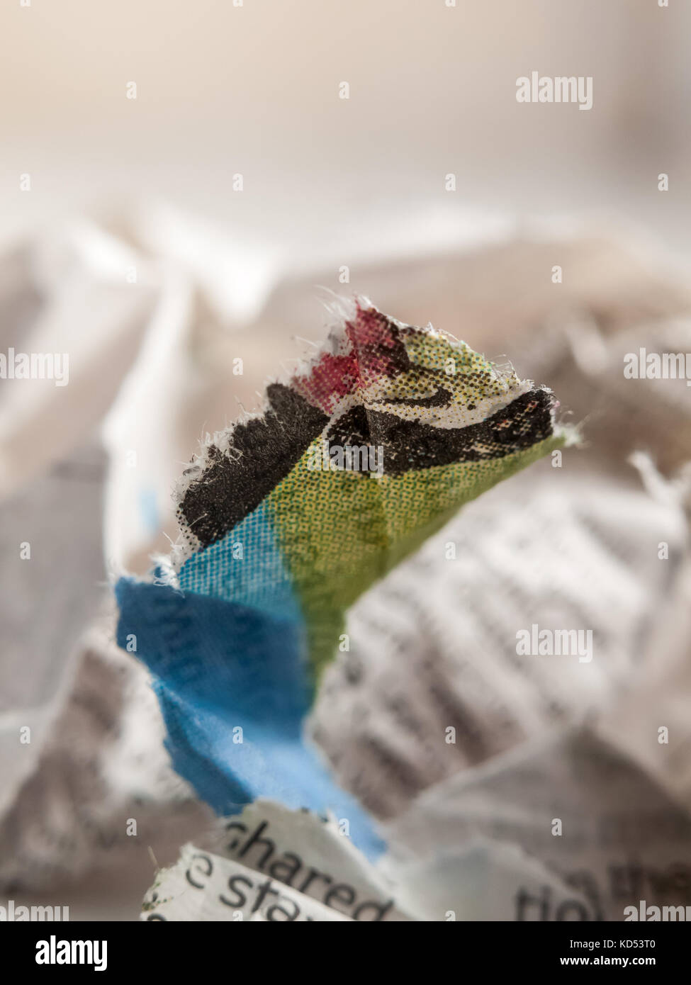 Crumpled Newspaper Stock Photos & Crumpled Newspaper Stock Images - Alamy