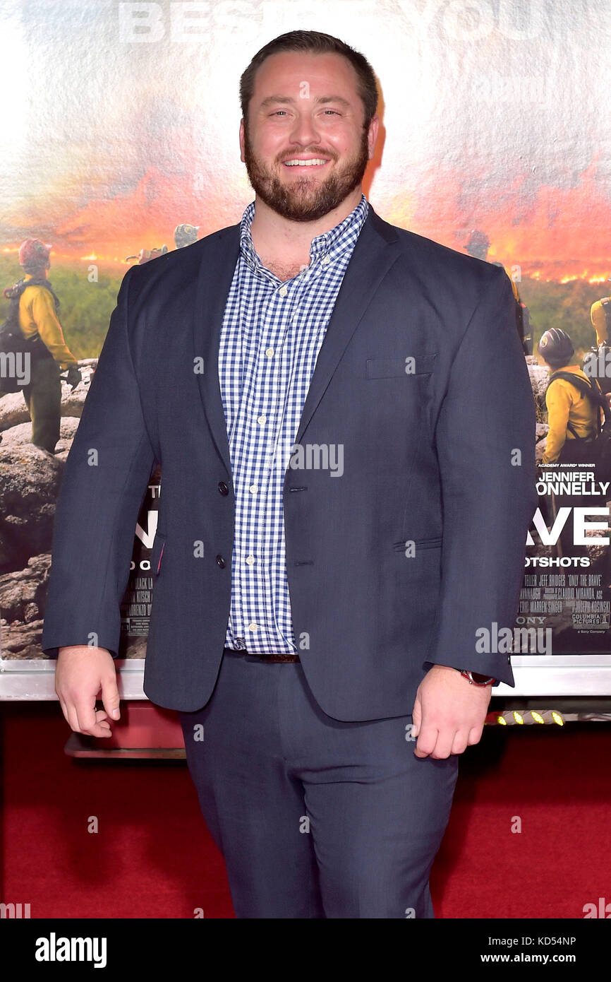 Joe P. Harris attends the 'Only the Brave' premiere at Regency Village ...