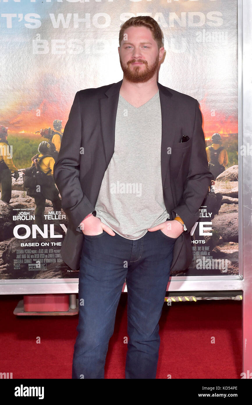 Ryan Michael Busch attends the 'Only the Brave' premiere at Regency ...