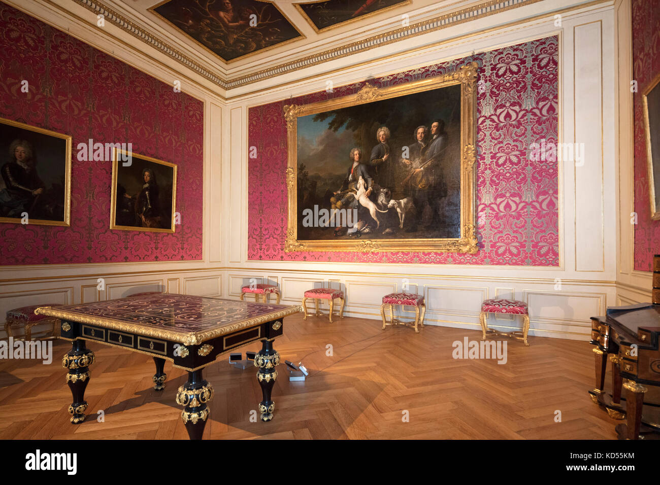Antechamber, the Nymphenburg Palace (Schloss Nymphenburg), Munich ...
