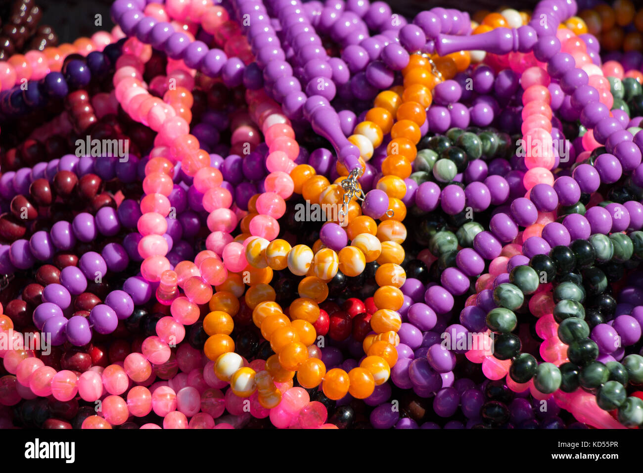 Set of praying beads of various colors Stock Photo - Alamy