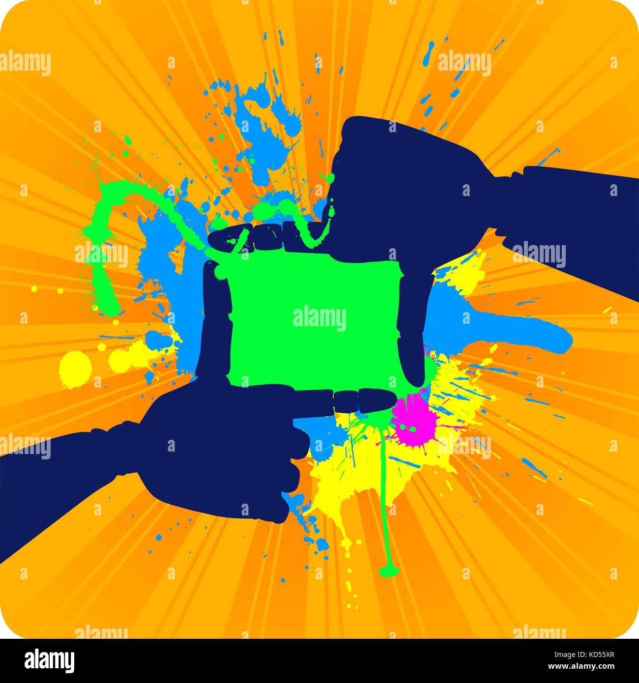 Dirty old window in Stock Vector Images - Alamy