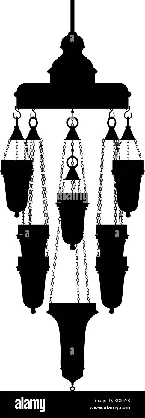 Chandelier pendant Stock Vector Images - Alamy