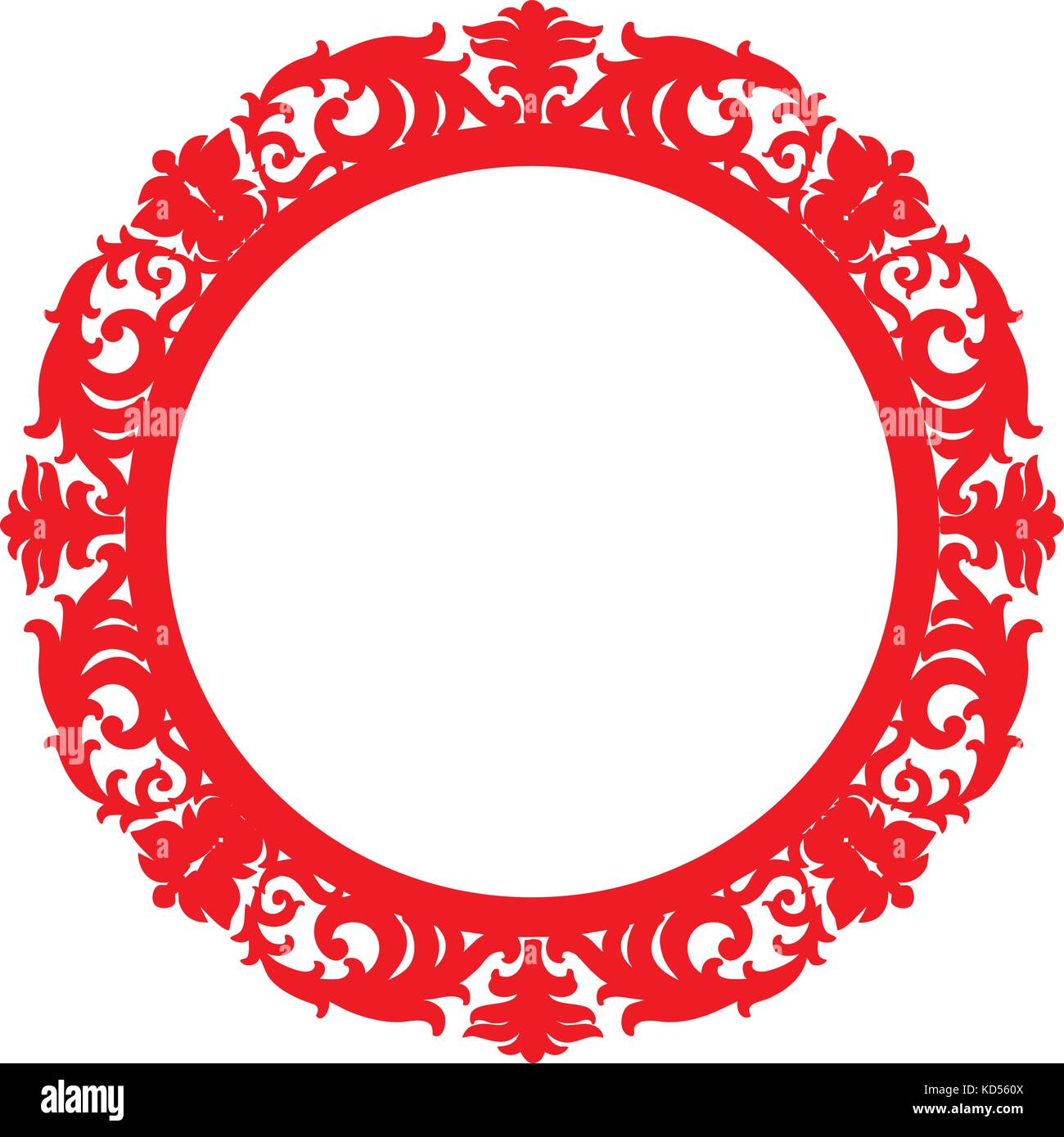 Baroque interior design Stock Vector Images - Alamy