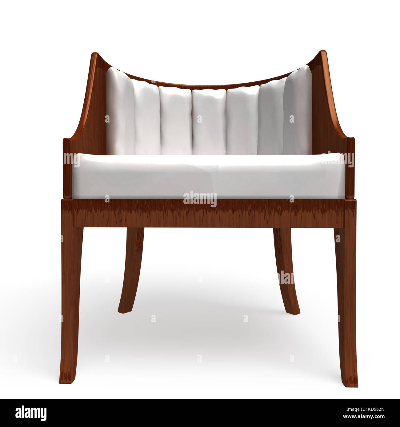Chair on a white background Stock Photo - Alamy